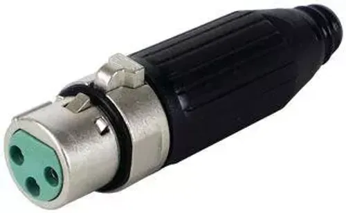 מחבר XLR 3 נקבה פלסטיק לכבל (ארוז) Switchcraft AAA3FPZPKG - Switchcraft ...