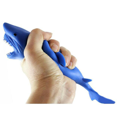 משחרר לחצים כריש כחול Stretch Shark - גאדג'טים 2026