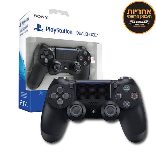 BLACK PS4 DUALSHOCK 4 CONTROLLERS ישפאר סוני - Sony - קונסולות PS4&XBOX