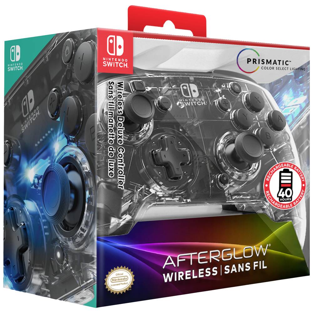 PDP Controller Wireless Afterglow Deluxe Switch - Pdp - Switch אביזרים ...