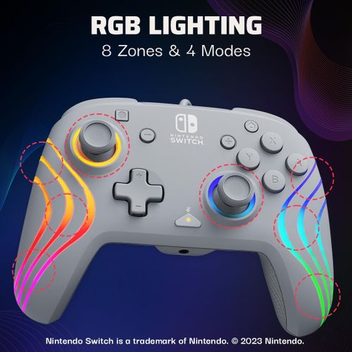 Afterglow Wave Wired Controller Grey Nintendo Switch Pdp - Pdp - Switch ...
