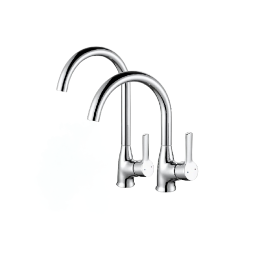 ברז פרח מעוגל KURIZA FRUO כרום ניקל קצר/ארוך | אלי לבן בע"מ | מרכז ...