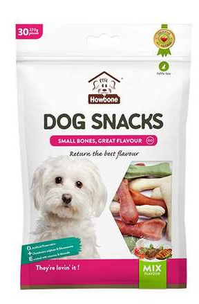 גנולרס - Gnawlers - עצמות דנטליות מיני לכלבים - Howbone Dog Snacks ...