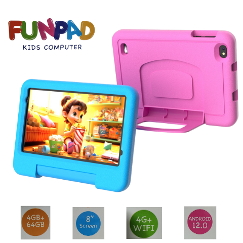 טאבלט לילדים FunPad 8" LTE 64GB כולל כיסוי עמיד - טאבלטים