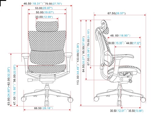 כיסא משרד ארגונומי Comfort Mirus Pro | עד 14 שעות ישיבה נוחה