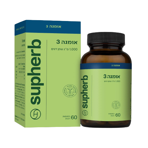 סופהרב אומגה 3 110 כמוסות רכות SUPHERB סופהרב SUPHERB סופהרב | SUPHERB - SUPHERB - תוספי תזונה