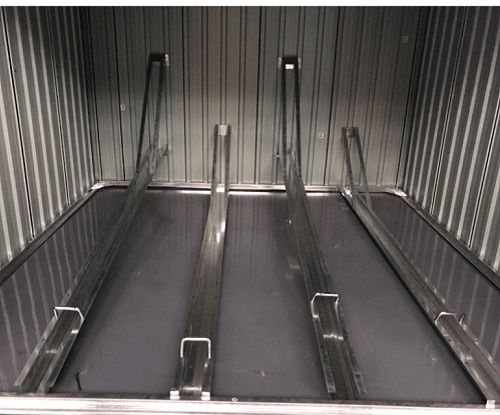 מחסן מתכת מיוחד עבור 3 זוגות אופניים 1 63x2 04 X1 63 מטר דגם Bs F7b 1