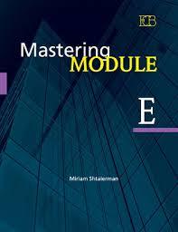 Mastering Module E/מסטרינג מודיול E אריק כהן - - אנגלית