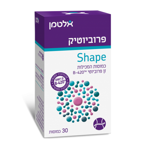 פרוביוטיק Shape (שייפ) Probiotic Shape אלטמן - ALTMAN - וויטמינים ומינרלים