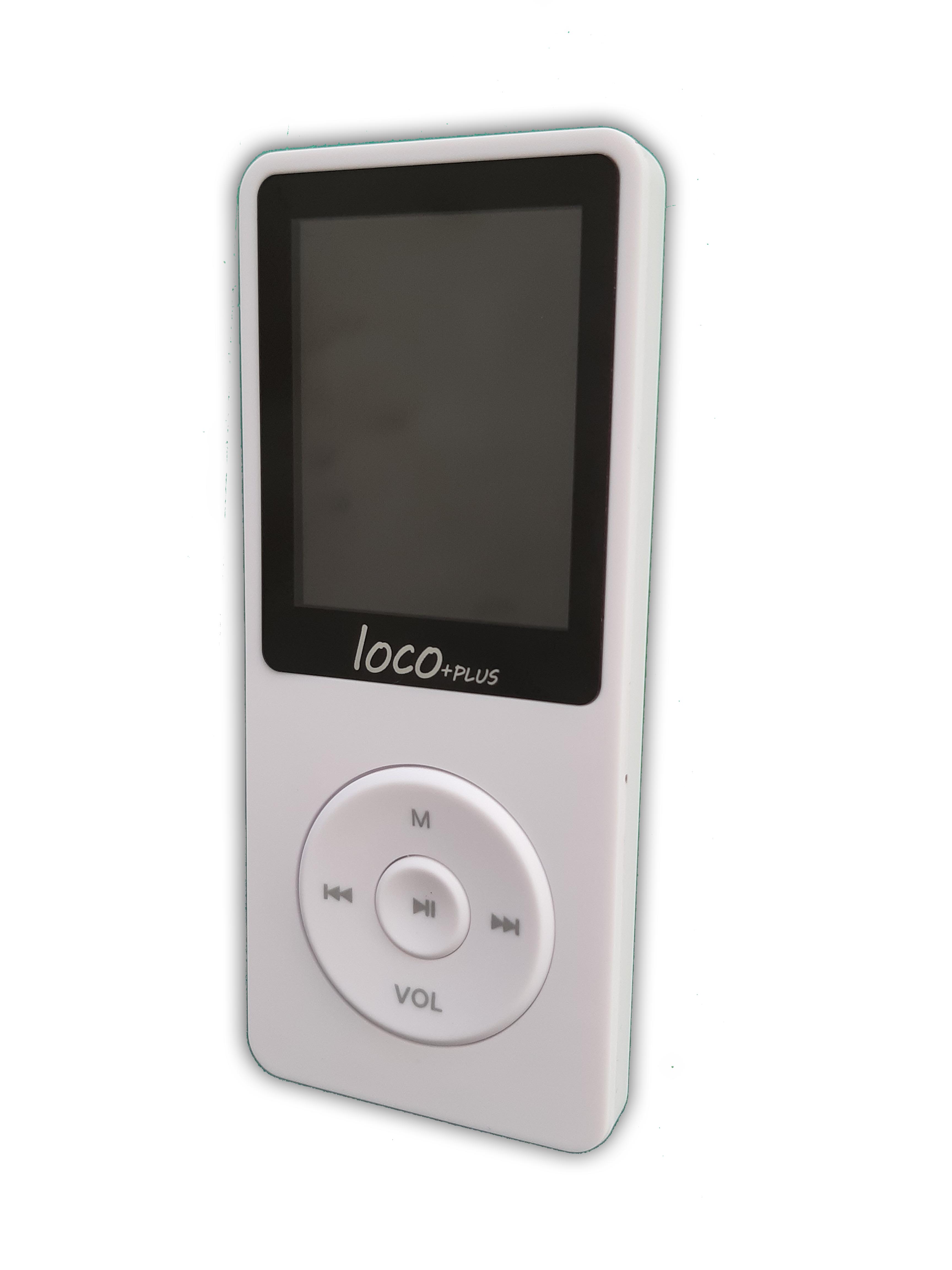 נגן MP3 לוקו פלוס לבן ללא רדיו - נגני LOCO MP3