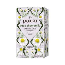 three chamomile | חליטת צמחים 20 שקיקים פוקה - PUKKA - תה וחליטות