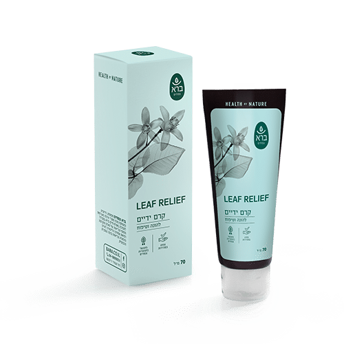 קרם ידיים | Leaf Relief ברא צמחים - BARA HERBS - תוספי תזונה