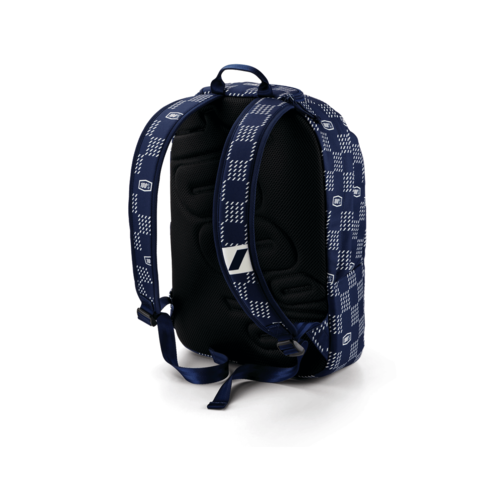 תיק גב 100% כחול קוביות - SKYCAP