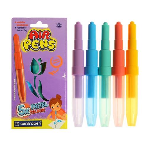 5 טושי נשיפה AIR PENS (גווניי פסטל) גוניס - Gonis - ערכות טושים ...