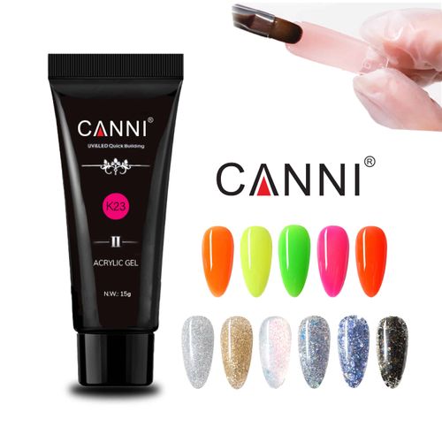 פוליג’ל קאני K40 כחול גליטר | 15 גרם | קאני CANNI - CANNI - פוליג'ל / אקריג'ל