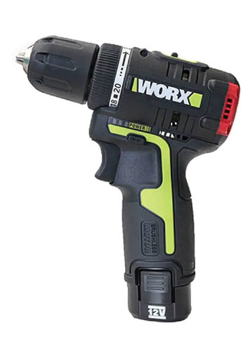מברגה/מקדחה נטענת 2X2A Brussels 12V WORX - GREEN - WORX - GREEN - מברגות