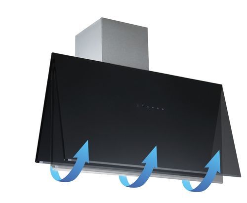 קולט זכוכית שחורה 60 ס"מ דגם LyVent LVG513A ליוונט lyvent - lyvent ...