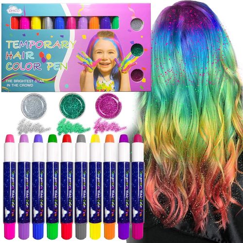 ערכה לצביעת שיער TEMPORARY HAIR COLOR PEN AVGEN - AVGEN - צבעים לאיפור פנים