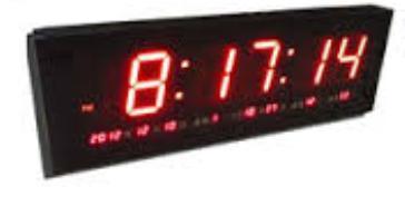 7030 שעון קיר LED דיגיטלי חשמלי