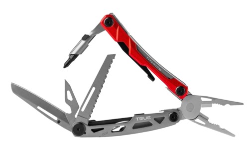 אולר משולב TRUE UTILITY Pocket Multi Tool Titanium