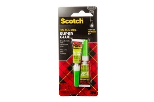 2 שפופרות דבק מהיר ג'ל Scotch® Super Glue 3M - 3M - דבקים