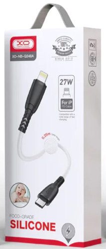 כבל קצר לטעינה Xo Lightning To Type C אורך 25סמ ׁ 250 ממׂ טאצ סטור