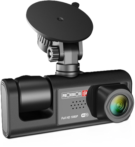 OMC מצלמת רכב דו כיוונית PROVISION T2 Dual FHD WIFI CAMERA