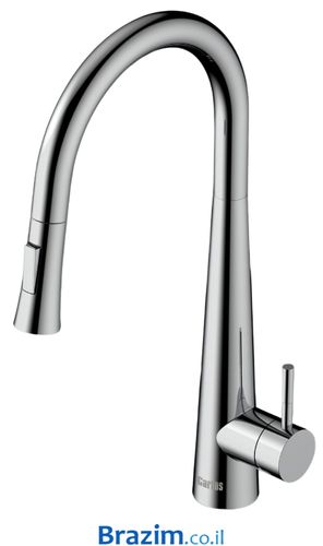 ברז מטבח נשלף K149-C כרום קארלוס Carlos - קארלוס Carlos - ברזים נשלפים למטבח
