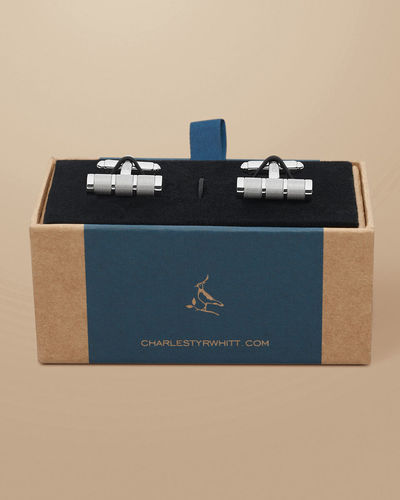 Silver bar cufflink Charles Tyrwhitt - Charles Tyrwhitt - חפתים