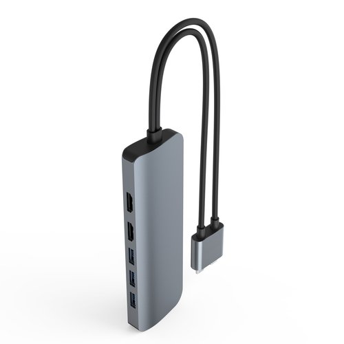 HyperDrive VIPER 10-in-2 Gray for MacBook Pro/Air and USB-C device ...