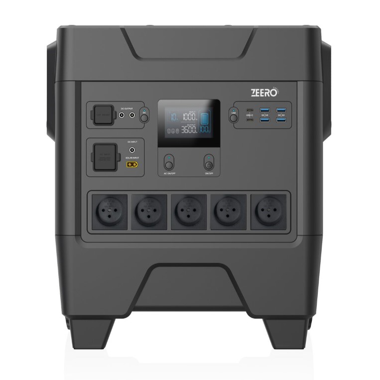 תחנת כוח ניידת Zeero Trek 3600 | חשמל זמין בכל מקום!