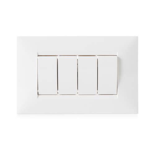 4 מפסק יחיד - קומפלט - ניסקו סוויץ' - נ. חן חשמל בעמ