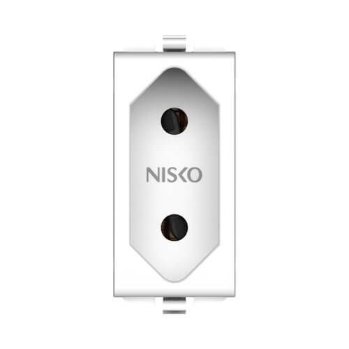 שקע טעינה Usb שקע דו פיני לקופסא 55 עגולה קומפלט ניסקו סוויץ