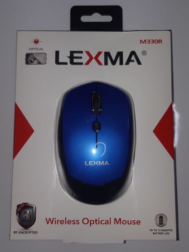עכבר אלחוטי LEXMA Wireless Optical Mouse M330R