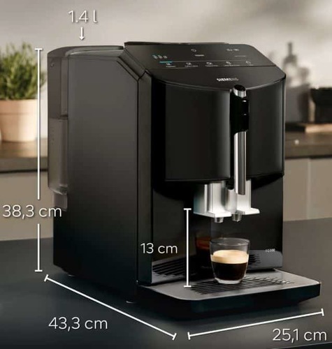 מכונת קפה אוטומטית EQ.300 SIEMENS דגם TF301E09 - SIEMENS - מכונות קפה