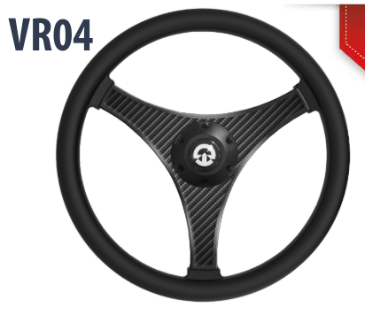 גלגל הגה לסירה קוטר 350 מ"מ VR40,