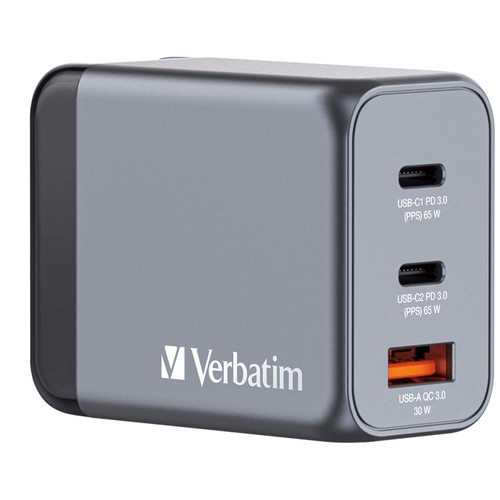 Verbatim GaN Charger 65W - - אביזרים למחשבים ניידים