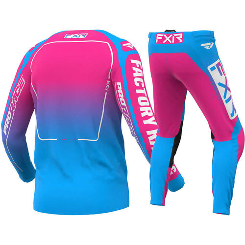 חליפות רכיבה לילדים- 2024 FXR YOUTH CLUTCH PINK KIT COMBO FXR RACING ...