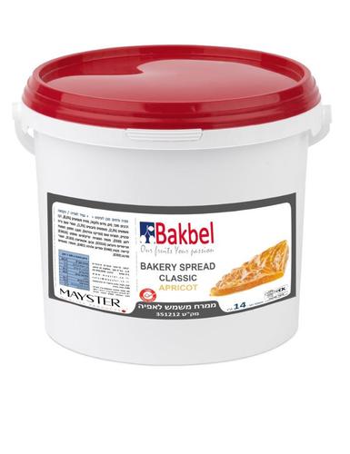 ריבת משמש לאפייה 14 קג Classic Bakbel - קרמים, מחיות ומליות