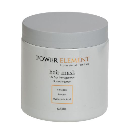 מסכה לשיער יבש, פגום ולשיער שעבר החלקה POWER ELEMENT פאוור אלמנט 500 מ ...