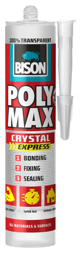 POLYMAX שקוף קריסטלי מהיר במיוחד - תרמילים איטום והדבקה