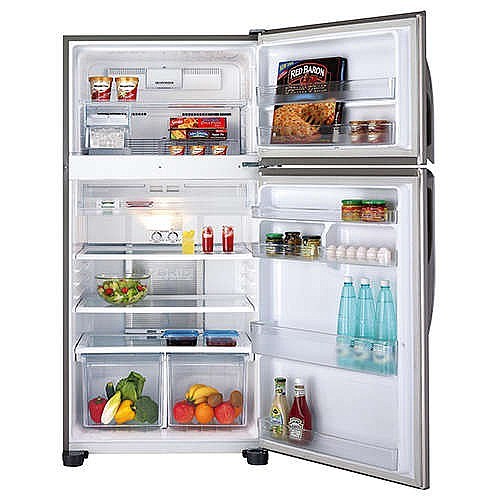 מקרר 2 דלתות 588 ליטר דגם SJ-3840 שארפ Sharp - Sharp - מקרר עם מקפיא עליון