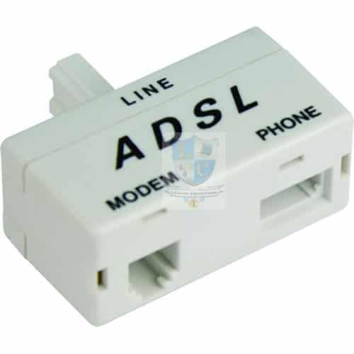 מתאם פילטר ADSL לטלפון ולאינטרנט של בזק | לידר מחשבים - ציוד מחשבים, סלולר, ציוד סאונד