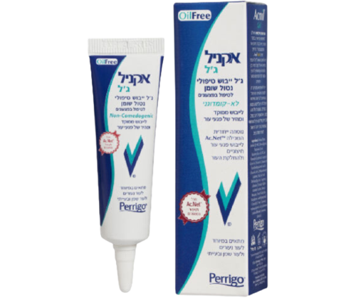 אקניל ג'ל | ג'ל ייבוש טיפולי נטול שומן | נוסחה ייחודית | אקניל | Acnil