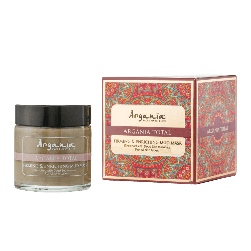 מסכת בוץ מעשירה וממצקת | לכל סוגי העור | מכיל 120 מ"ל | ARGANIA | ארגניה