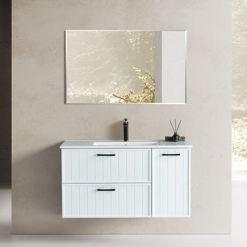 ארון אמבטיה תלוי דגם: TALIS מידות: 100 ס"מ קארלוס - Carlos - ארון אמבט תלוי