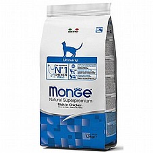 MONGE מונג 1.5 ק"ג מזון יבש לחתולים לבעיות בדרכי השתן (יורנרי) מונג ...