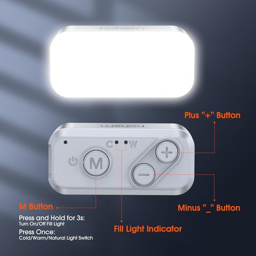 Hohem ML-01 ML01 Magnetic Mini LED Fill Light - - HOHEM TECHNOLOGY