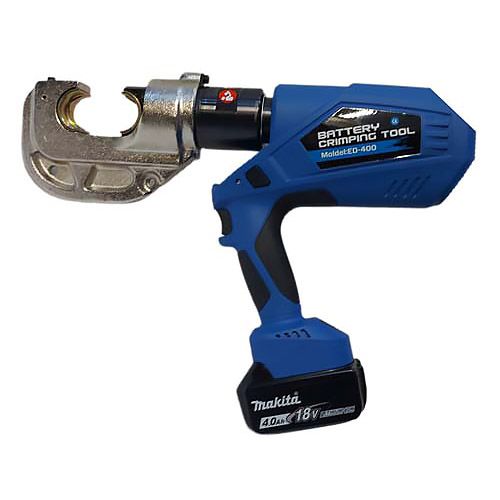 ED-400 PRO DIN לוחץ לנעלי כבל 16-400 ממ"ר הידראולי נטען 12 טבעים 12T ...