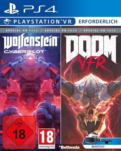 PS4 Doom/Wolfenstein bundle VR - גיים מובייל